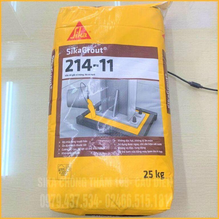 Sika Grout 214-11 Vữa tự chảy không co ngót cường độ cao - Sika chống ...